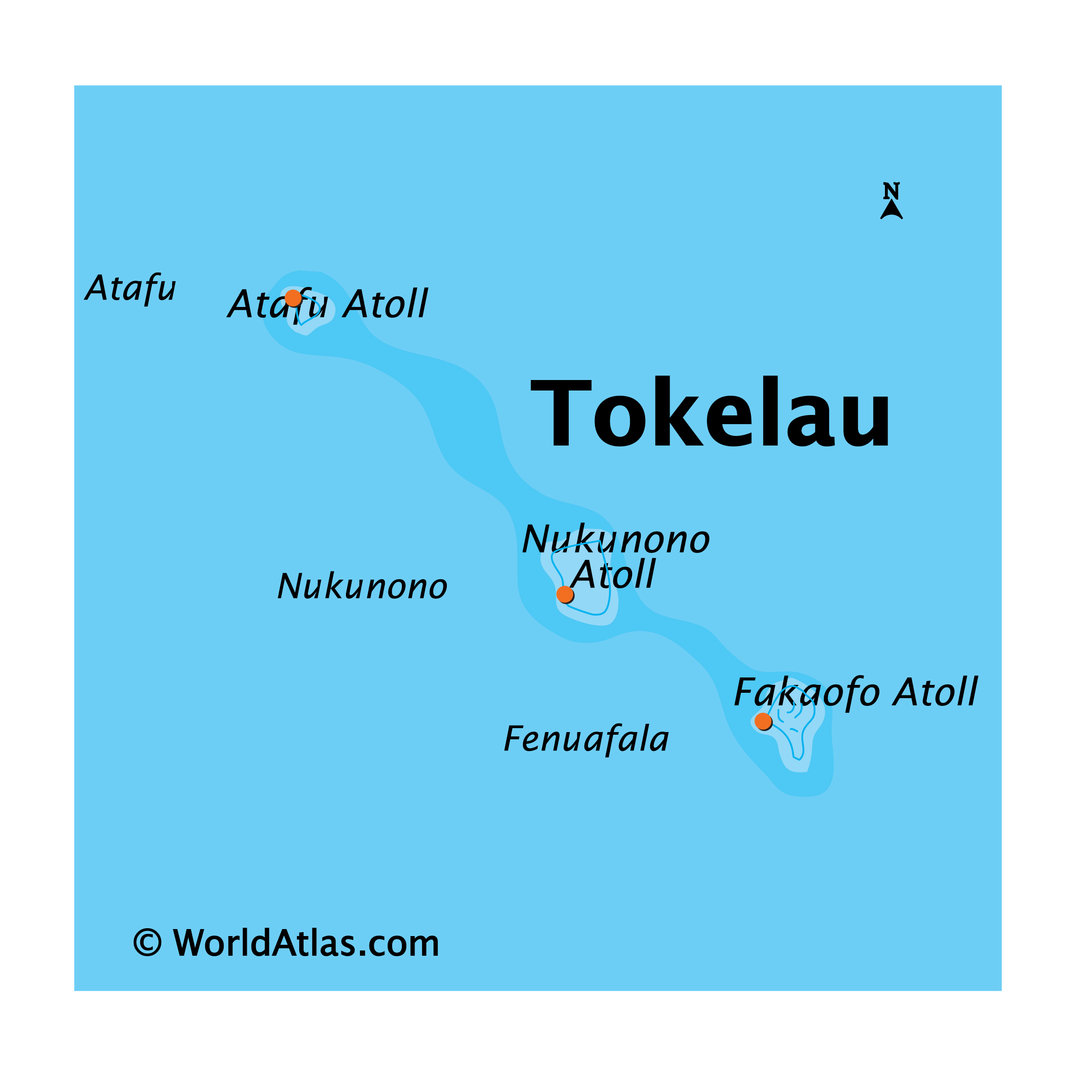 Tokelau Map and Information, Map of Tokelau, Facts, Figures and ...