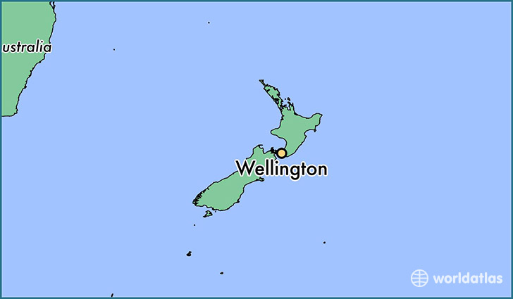 Wellington New Zealand Map Wellington New Zealand Map