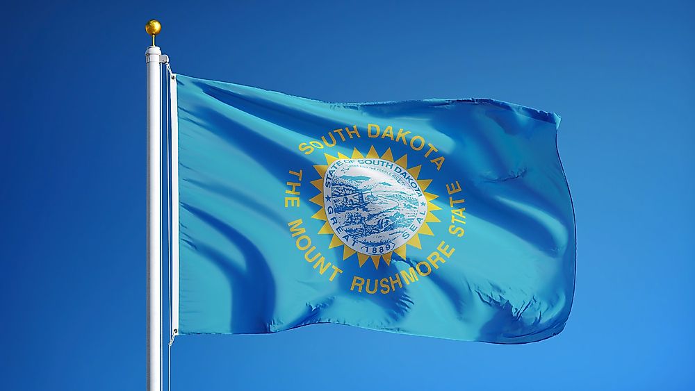 South Dakota State Flag - WorldAtlas.com