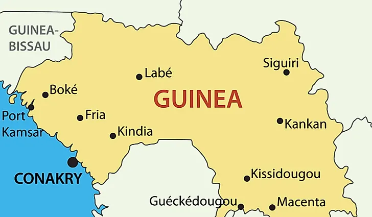 Which Countries Border Guinea? - WorldAtlas.com