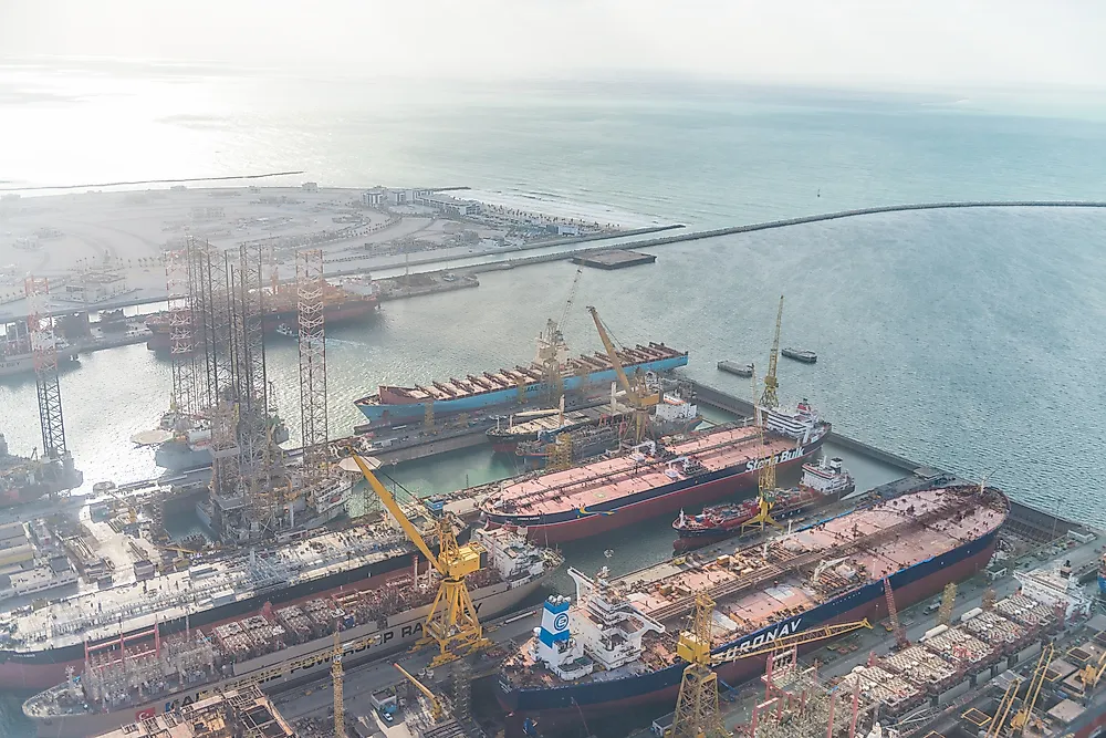Busiest Cargo Ports in the Middle East - WorldAtlas.com