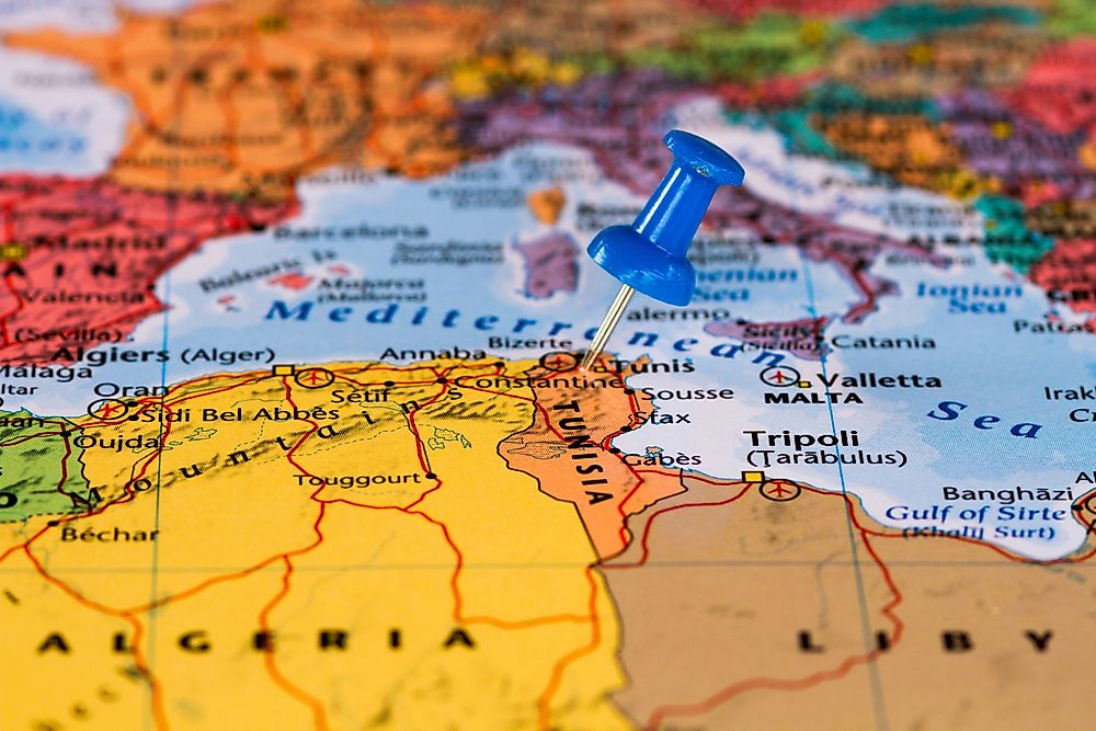 Which Countries Border Tunisia? - WorldAtlas.com