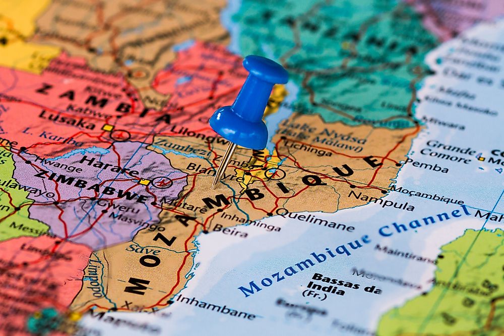 Which Countries Border Mozambique WorldAtlas