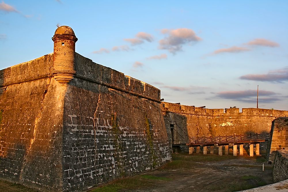What and Where Is the Castillo de San Marcos? - WorldAtlas.com