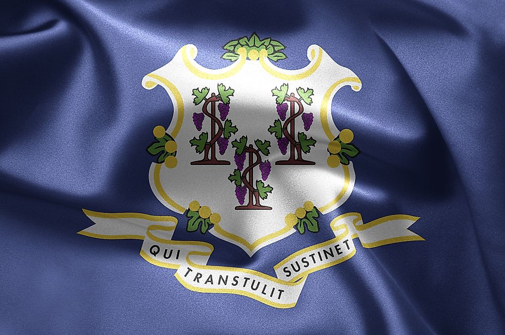 Connecticut State Flag - WorldAtlas.com