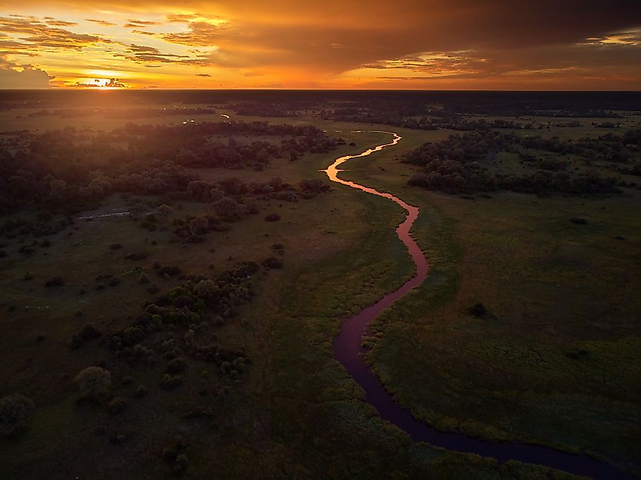 Where Does The Okavango River Begin And End? - WorldAtlas.com