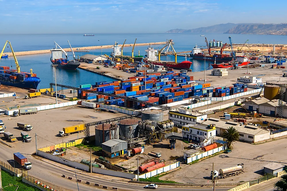 Main Import Partners of Algeria - WorldAtlas.com