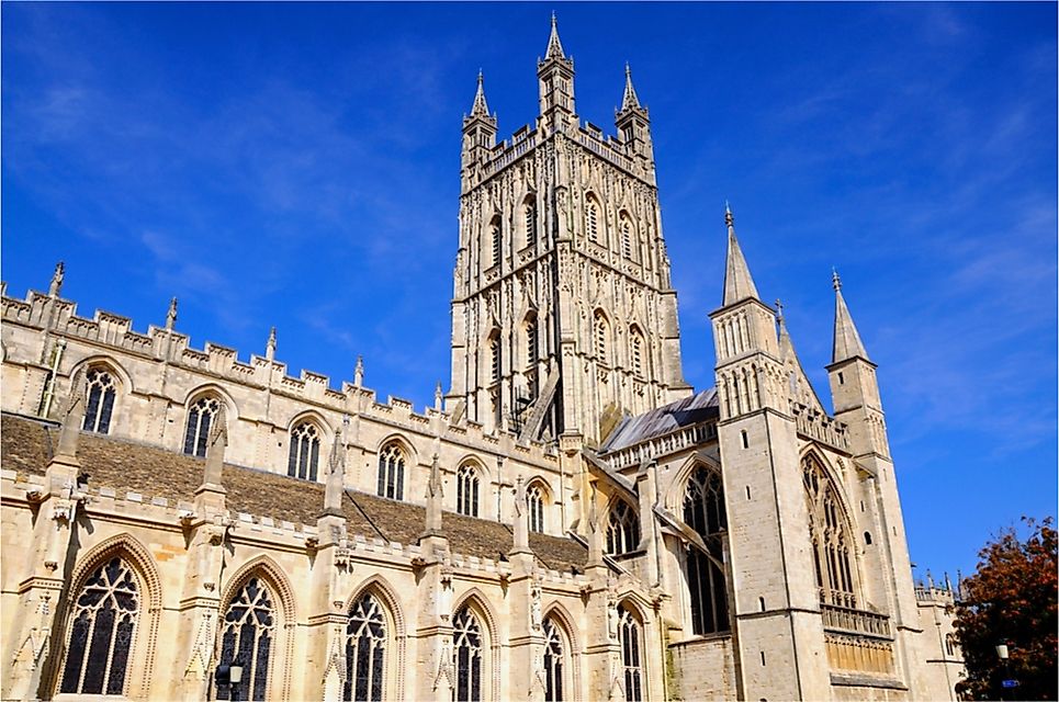 Gloucester Cathedral - Notable Cathedrals - WorldAtlas.com