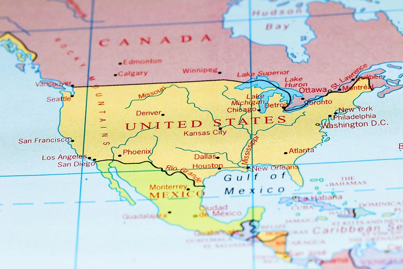 What Are The Political Features Of North America? - WorldAtlas