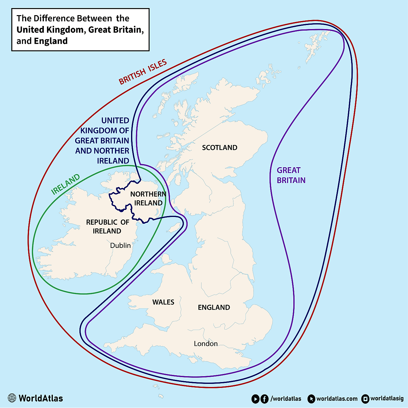 What Is The Difference Between The United Kingdom, Great Britain, And ...