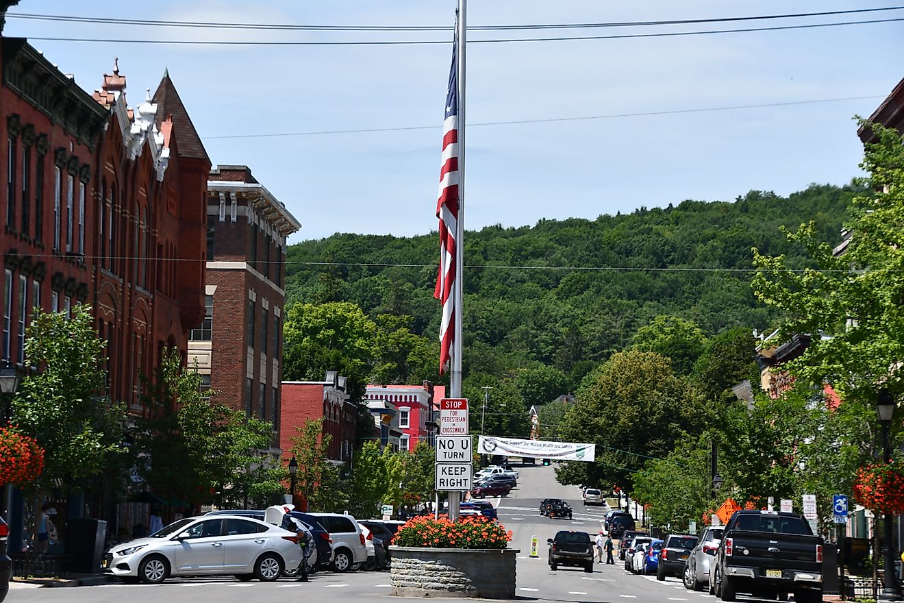 This Upstate New York Main Street Feels Like A Movie Set