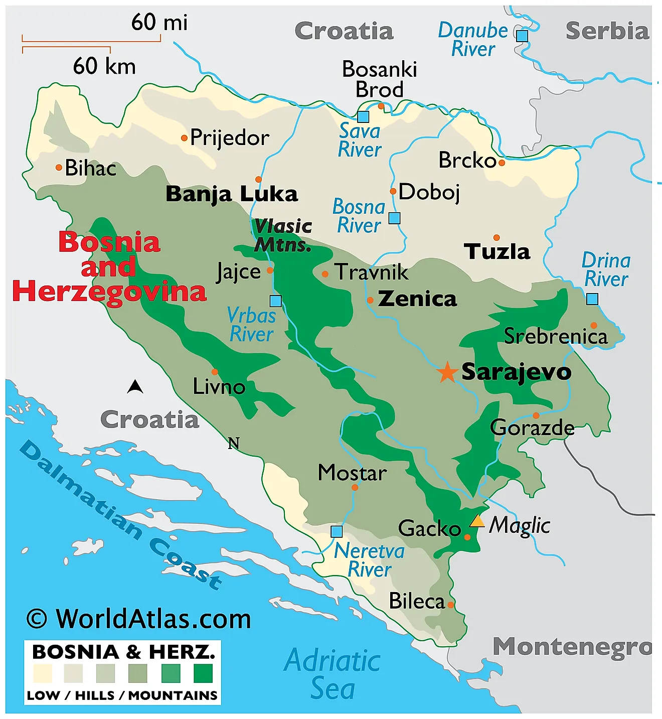 Bosnia and Herzegovina Maps & Facts - World Atlas