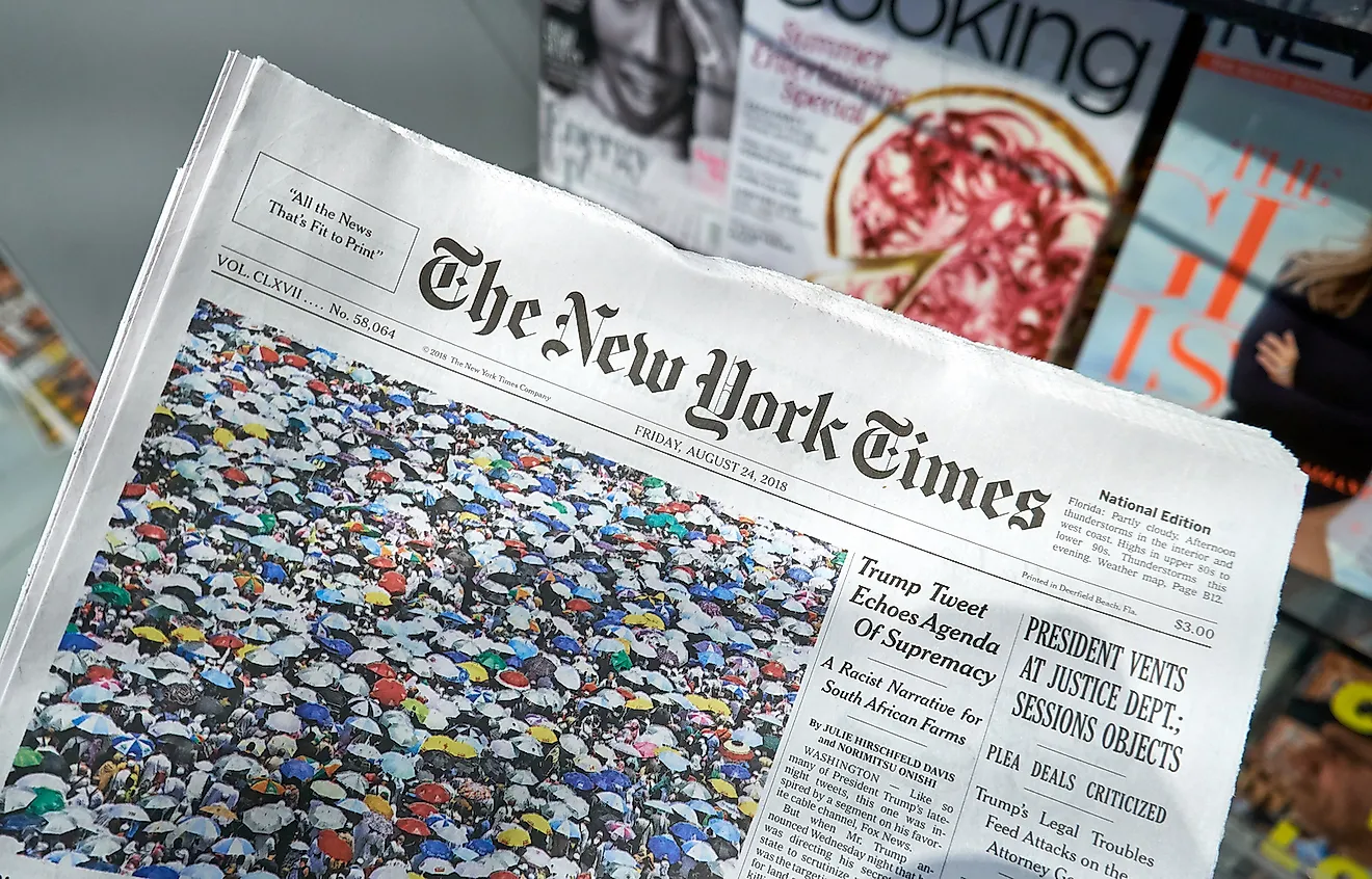 What Makes New York The World's Media Capital? - WorldAtlas