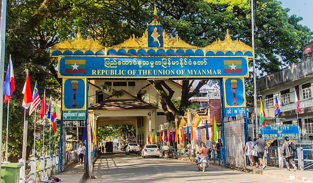 Thailand Myanmar Border Map
