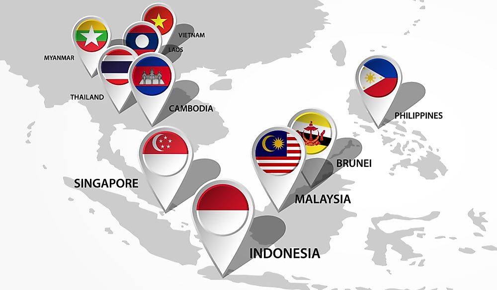 ASEAN Countries - WorldAtlas