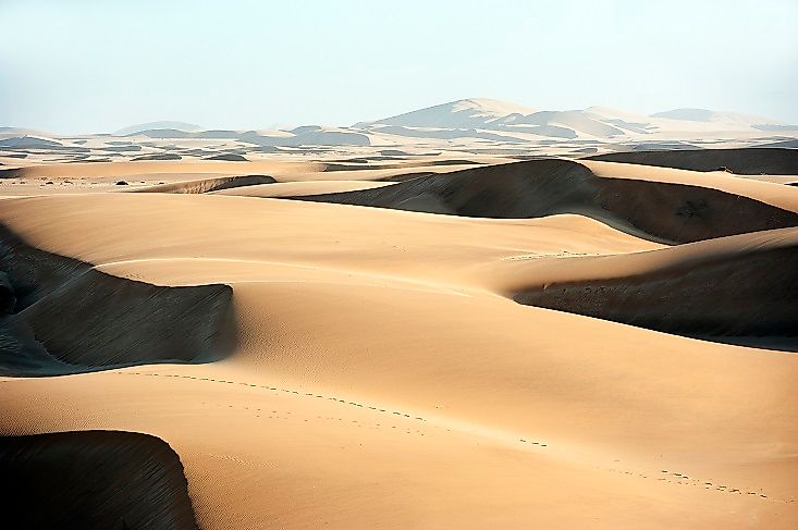The Namib Sand Sea Of Namibia