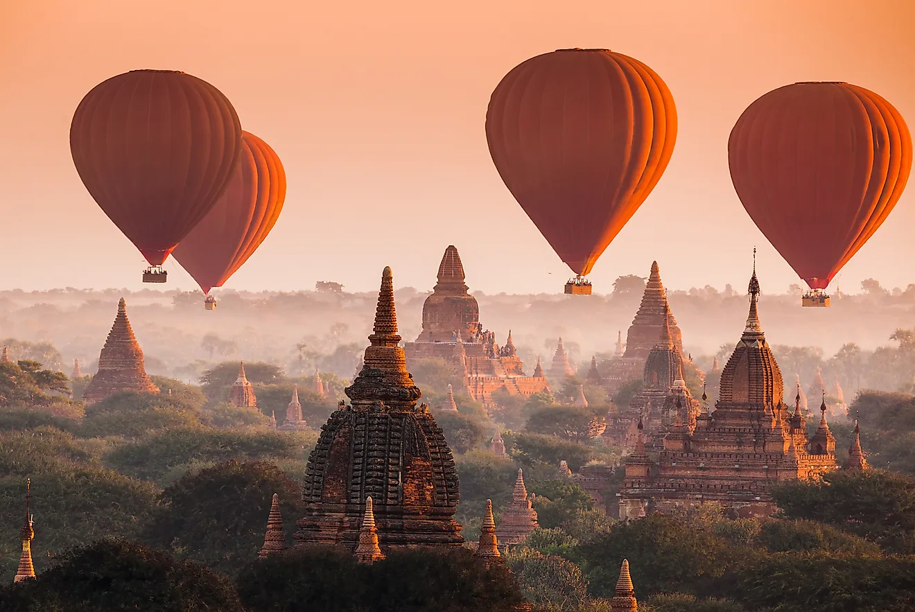 Temples Of Bagan, Myanmar - WorldAtlas