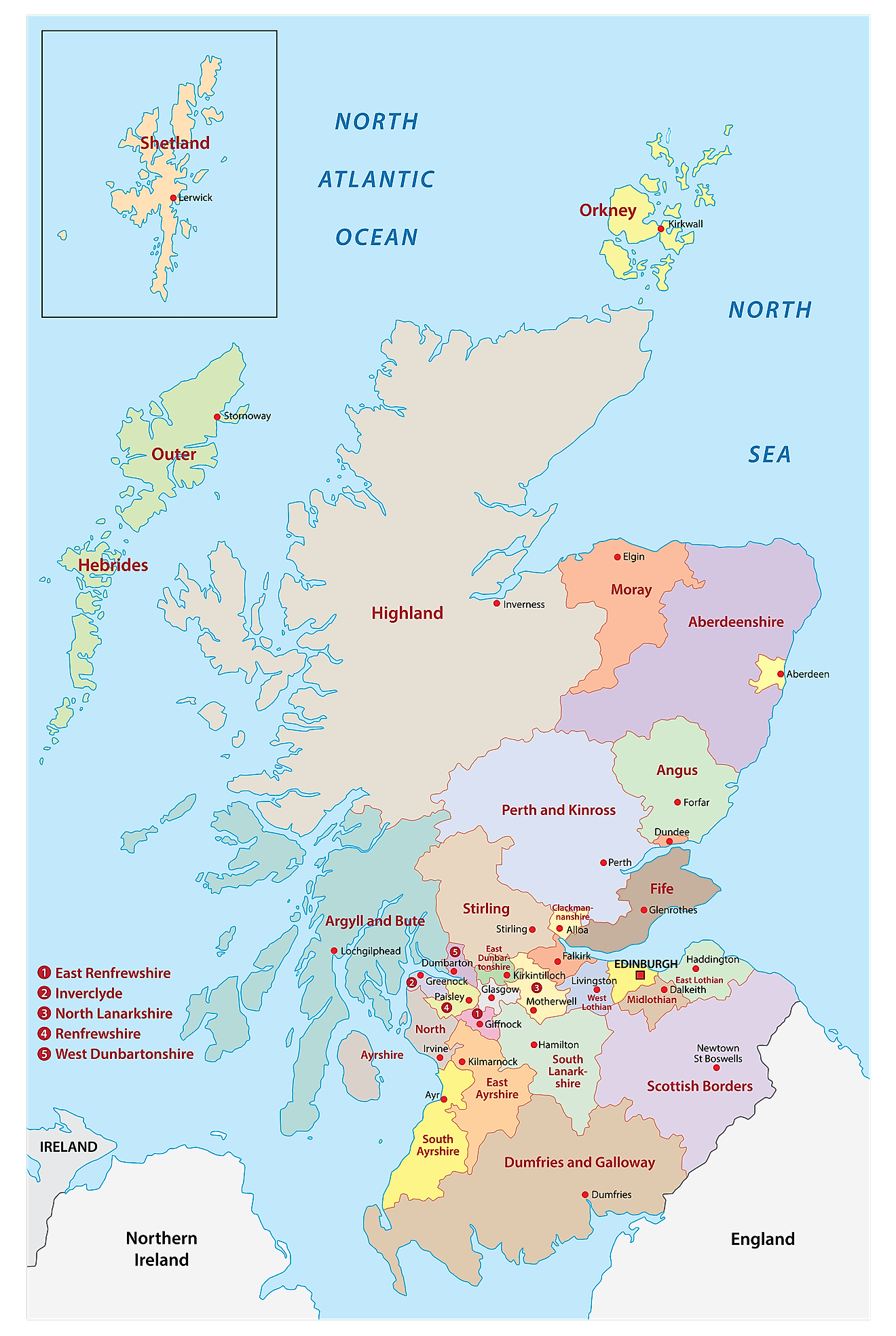 Scotland Maps Facts World Atlas