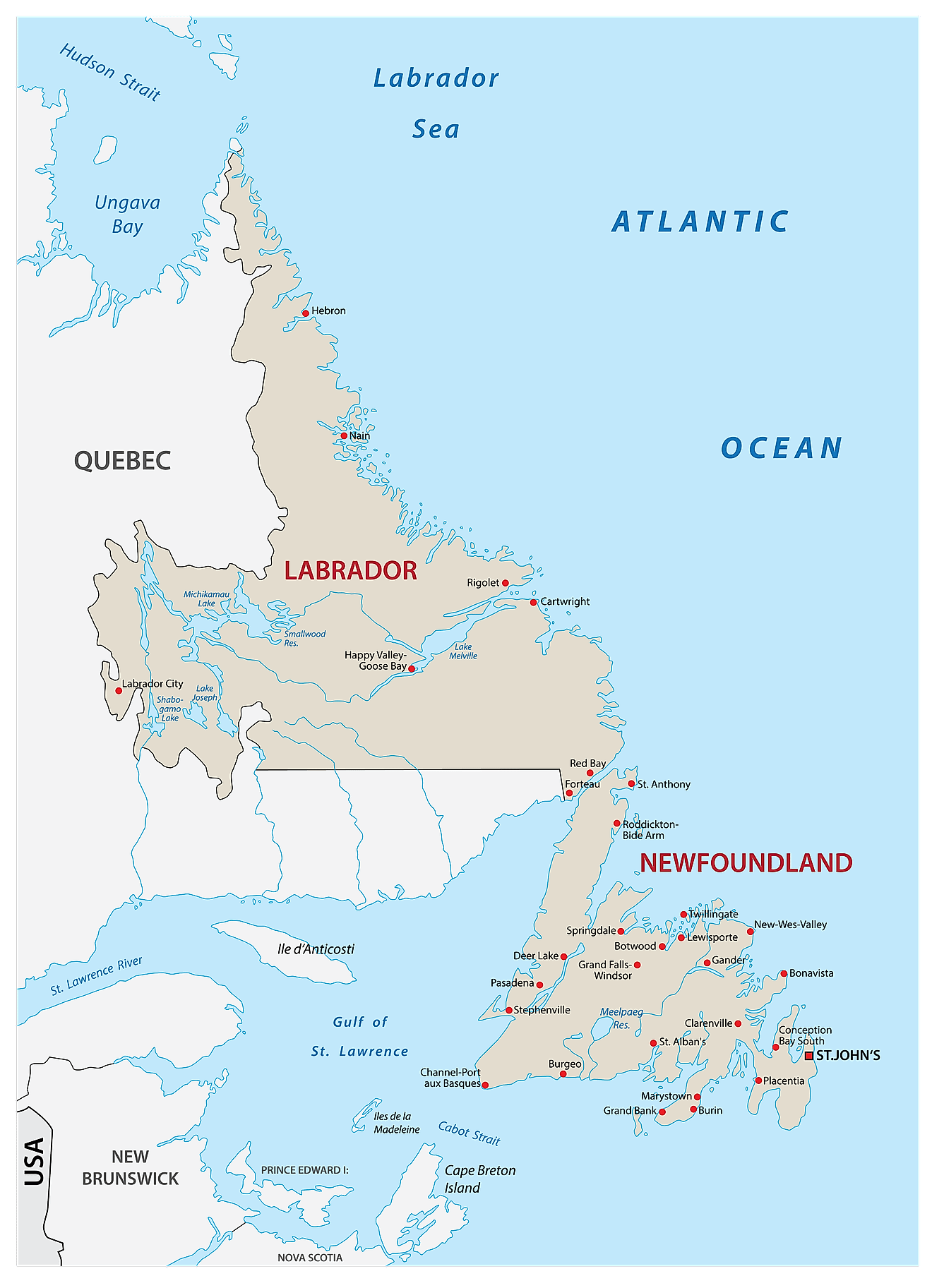 Newfoundland And Labrador Maps Facts World Atlas Newfoundland And Labrador Maps Facts World Atlas