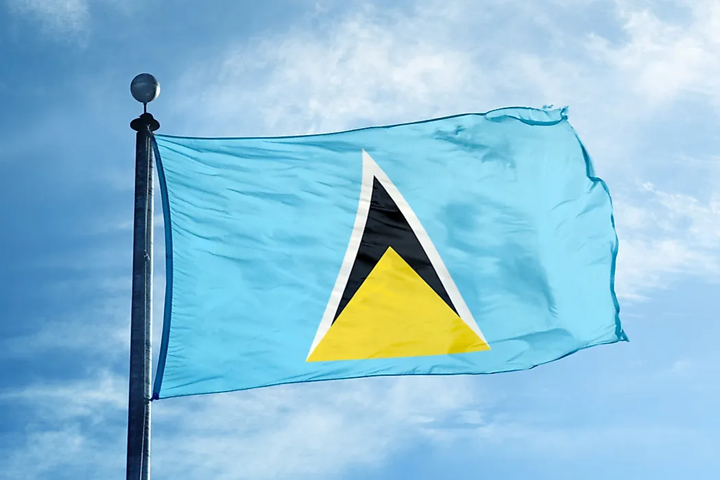 What Do The Colors And Symbols Of The Flag Of Saint Lucia Mean what-do-the-colors-and-symbols-of-the-flag-of-saint-lucia-mean
