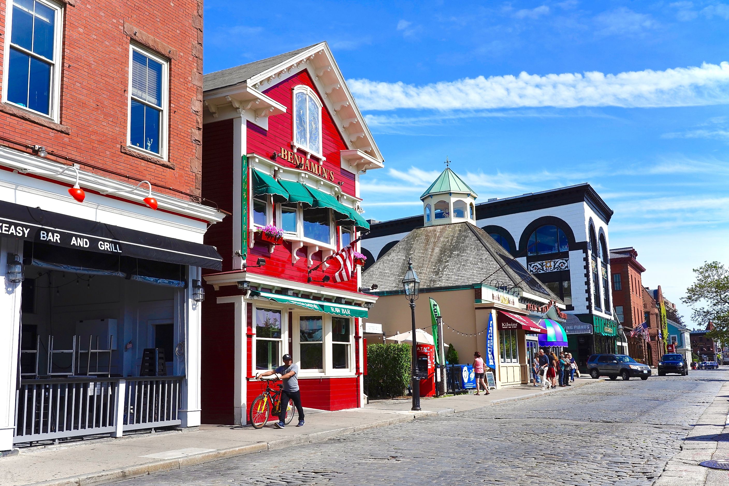 Downtown Barrington Rhode Island