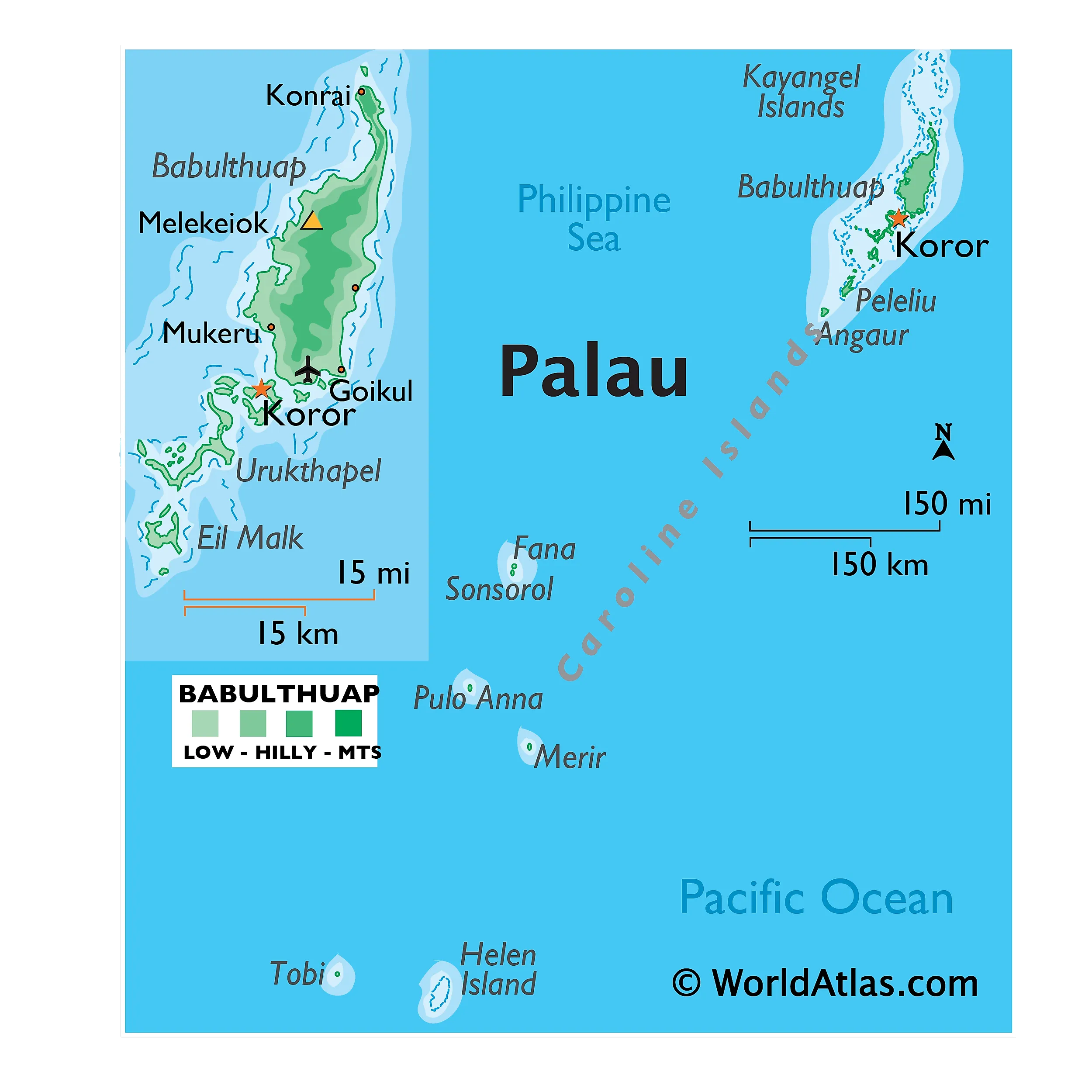 Palau Absolute Location