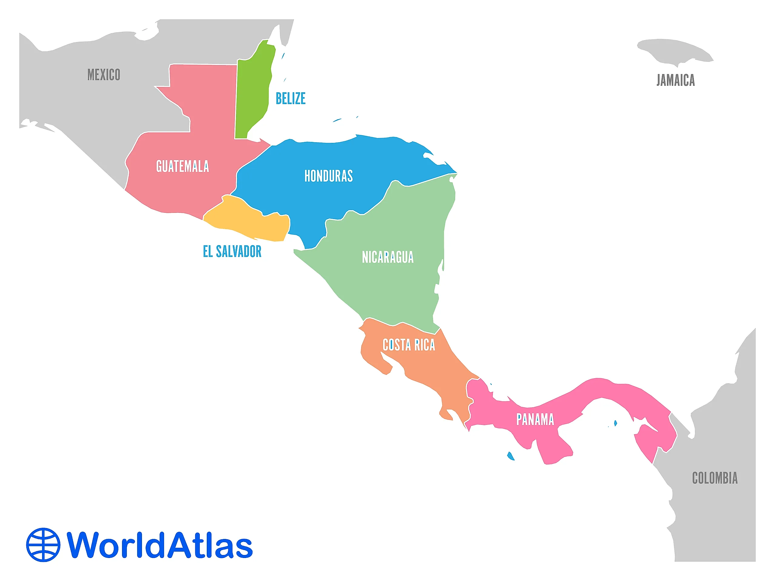 Three Central American Countries