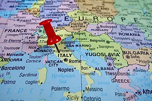Italy Latitude And Longitude Map Latitude And Longitude Map Italy Map