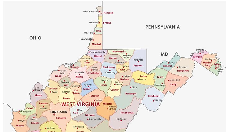 What are the Panhandle States? - WorldAtlas.com