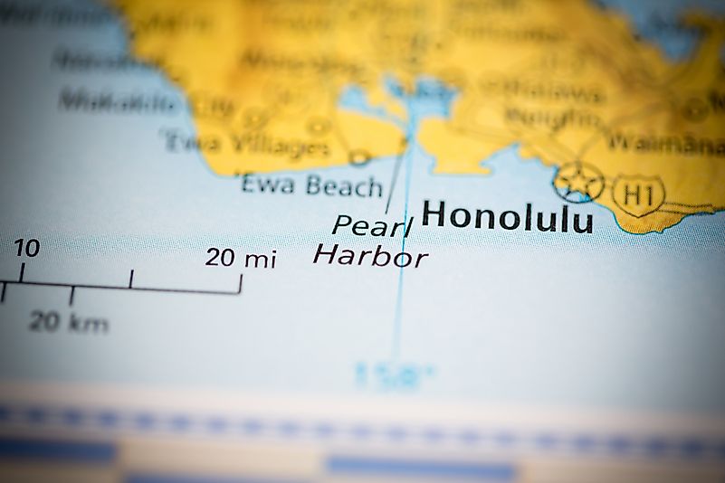 The Attack on Pearl Harbor | Map and Description - WorldAtlas.com