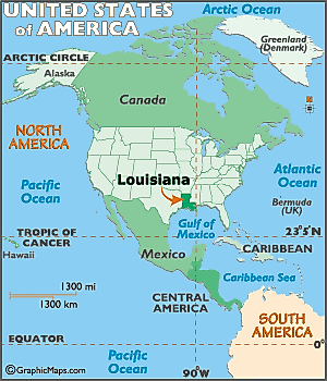 Louisiana Map / Geography of Louisiana/ Map of Louisiana - Worldatlas.com