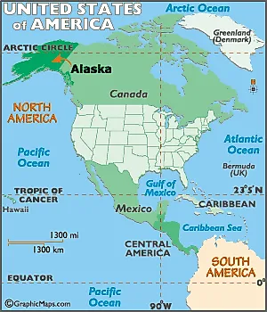 Alaska Location On World Map - Map