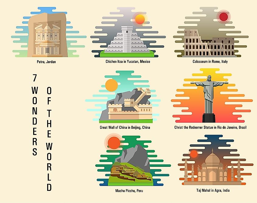 The 7 Wonders Of The World - WorldAtlas The 7 Wonders Of The World - WorldAtlas