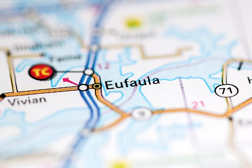 Eufaula, Oklahoma - WorldAtlas