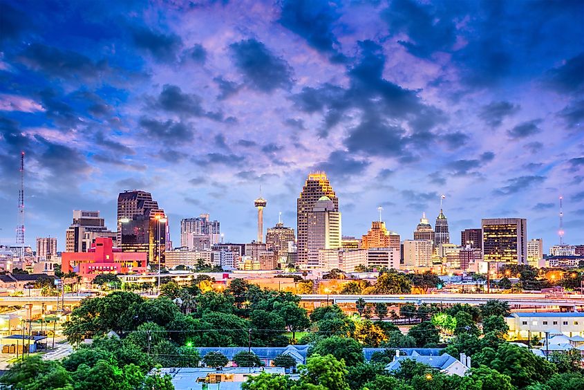 San Antonio Texas WorldAtlas
