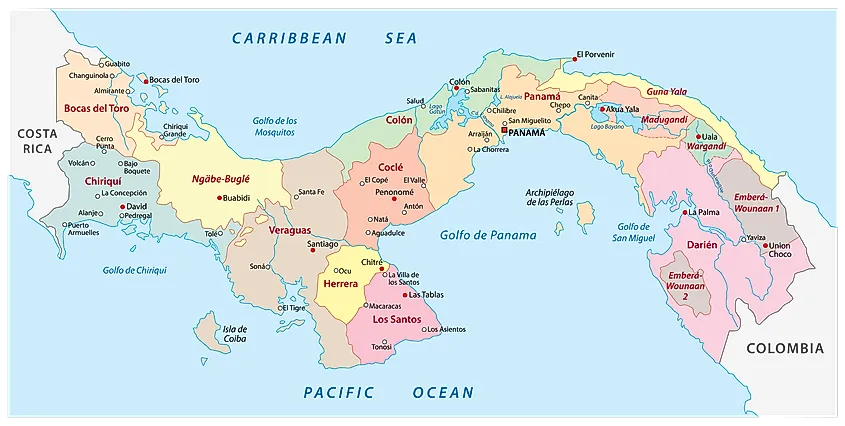 Panama Maps & Facts - World Atlas