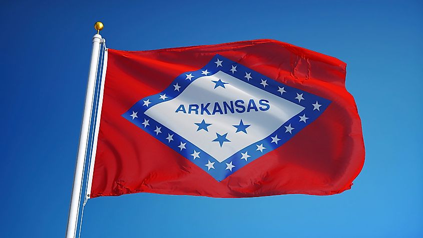 Arkansas State Flag - WorldAtlas