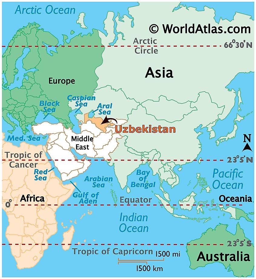Uzbekistan Maps & Facts - World Atlas