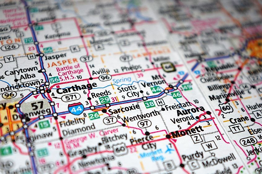 Carthage Missouri WorldAtlas Carthage Missouri WorldAtlas
