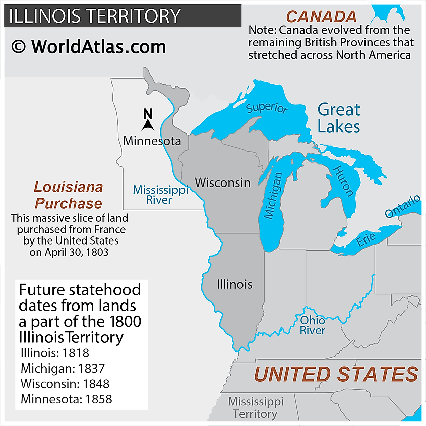 Illinois Territory - WorldAtlas