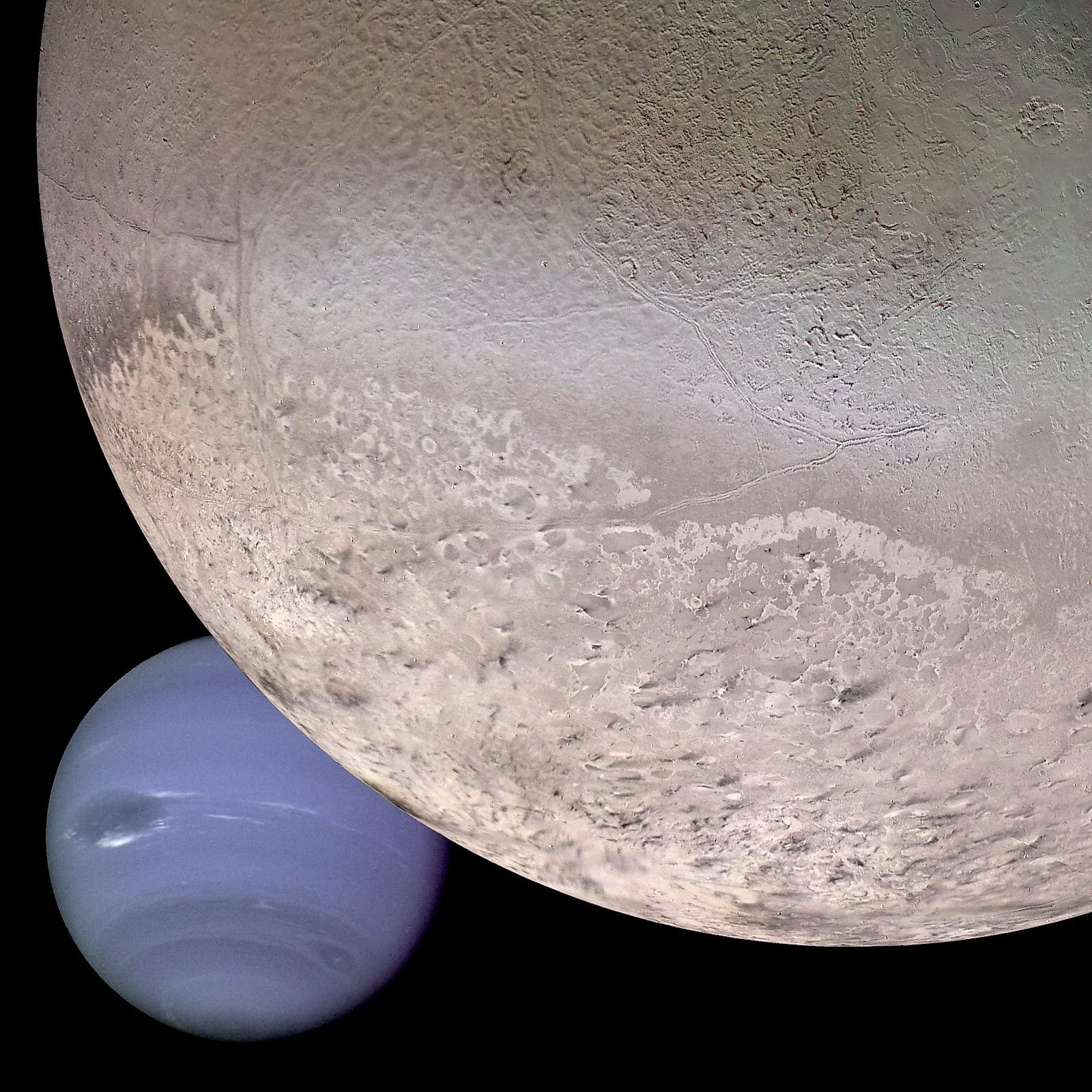 Neptune s Moon Triton WorldAtlas Neptune s Moon Triton WorldAtlas