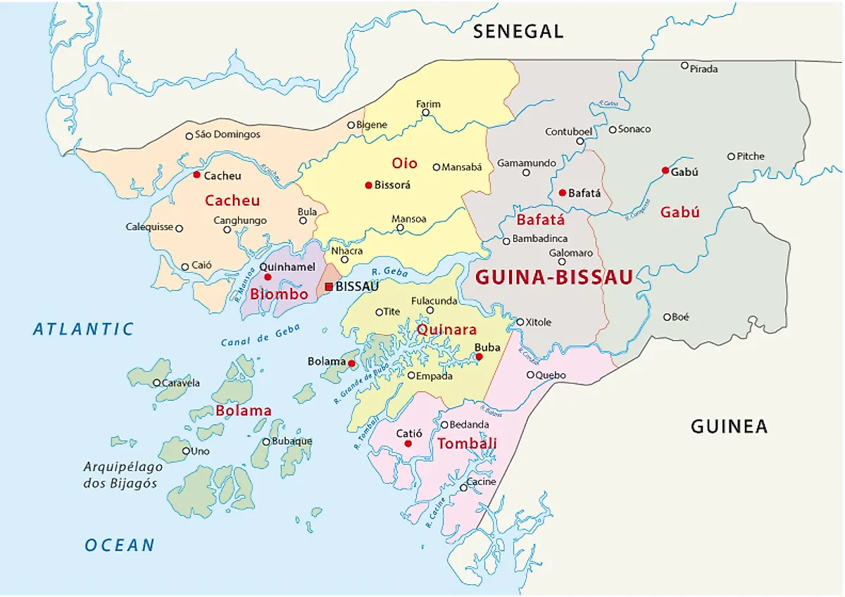 Guinea-Bissau Maps & Facts - World Atlas