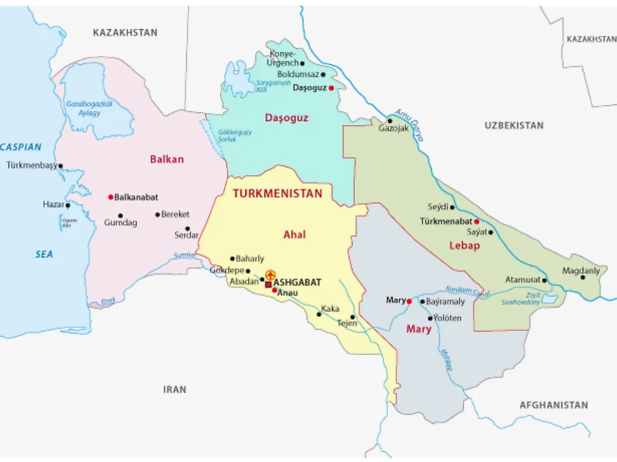Turkmenistan Maps & Facts - World Atlas