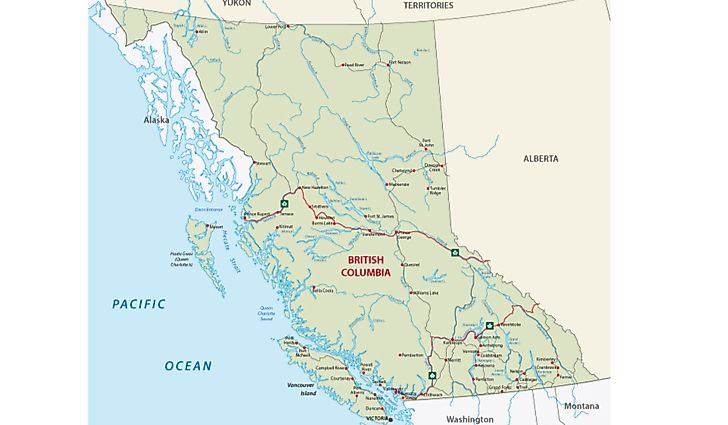 Northern Region Map Of Canada